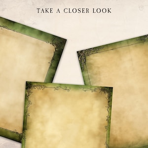 Celtic Borders Junk Journal, Green Witch Spellbook Paper, St Patricks ...