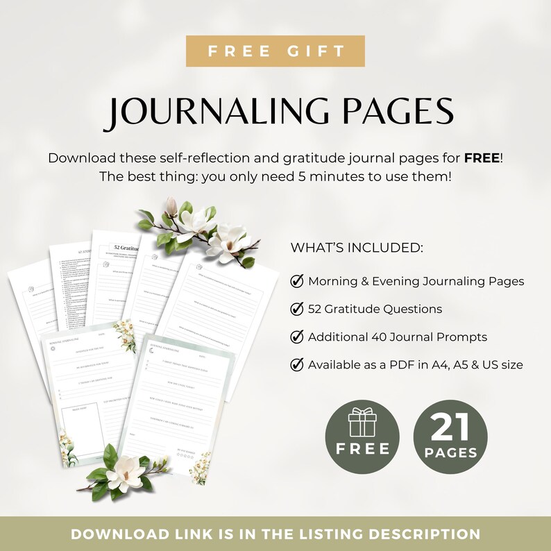 Heal Your Inner Child Therapy Journal, Printable Guided Workbook for ...
