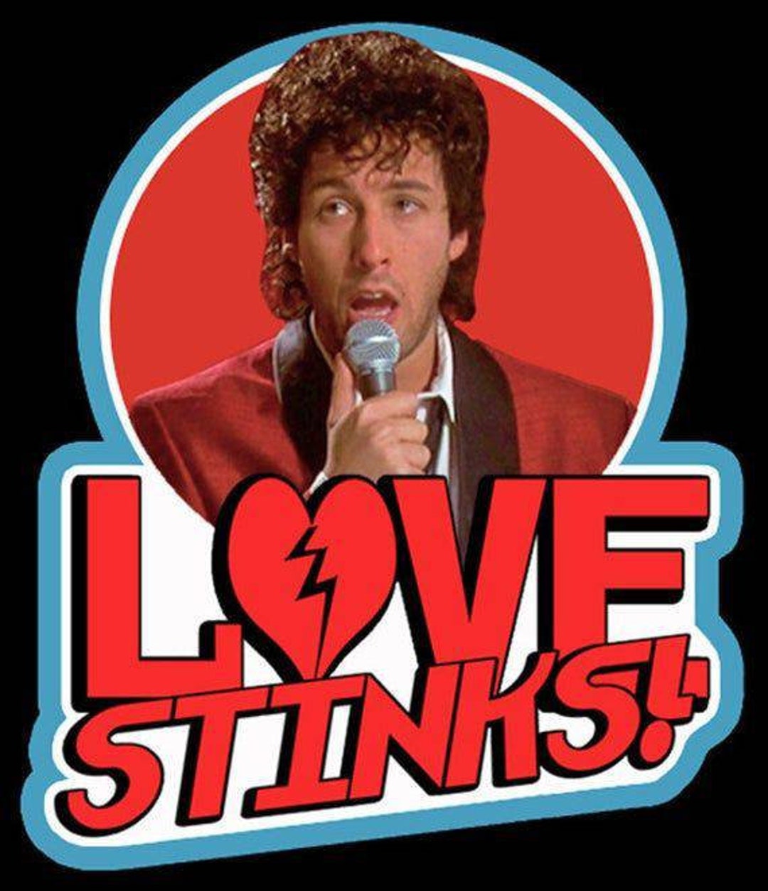 The Wedding Singer Love Stinks '90s Movie Retro Style T-shirt Small to ...