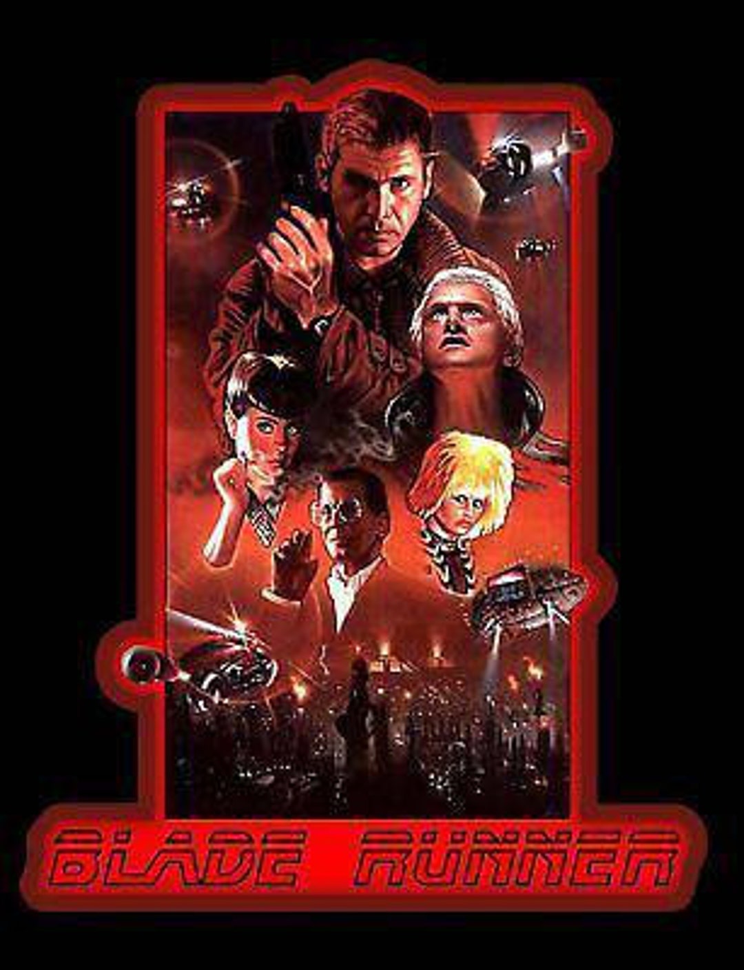 Blade Runner '80s Movie Retro Style T-shirt Small to 3XL - Etsy