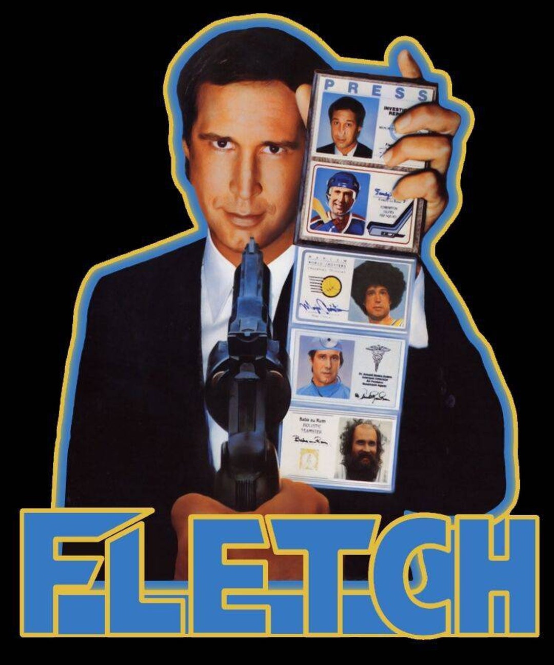 Fletch Chevy Chase 80s Movie Retro Style T-shirt Small to 3XL - Etsy