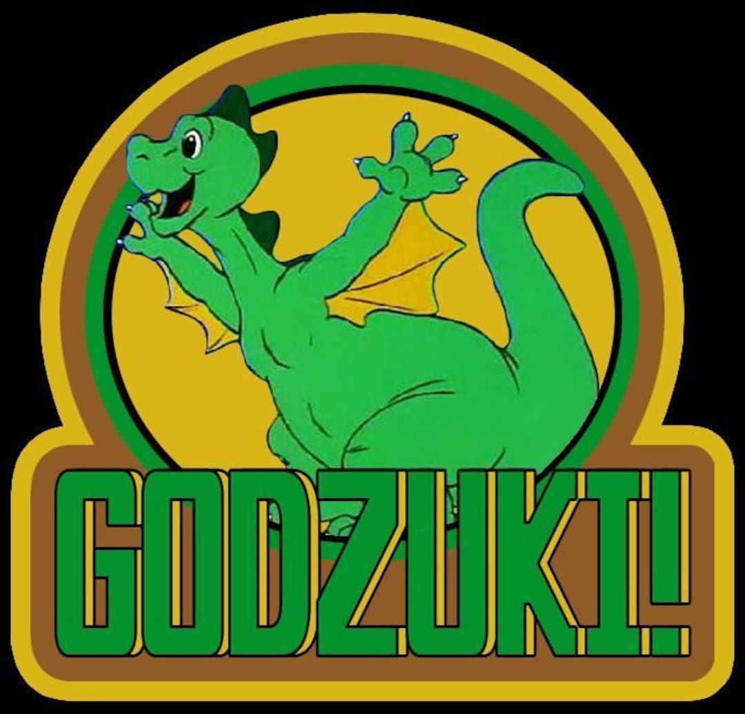 Godzilla Godzuki 70s Cartoon Retro Style T-shirt Small to 3XL - Etsy