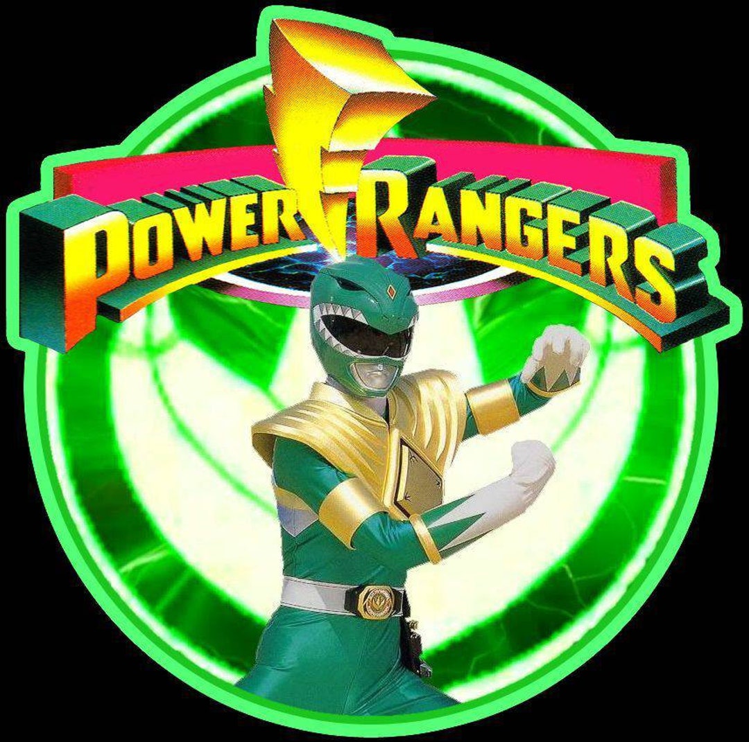 Mighty Morphin Power Rangers Green Ranger '90s TV Show Retro Style T ...