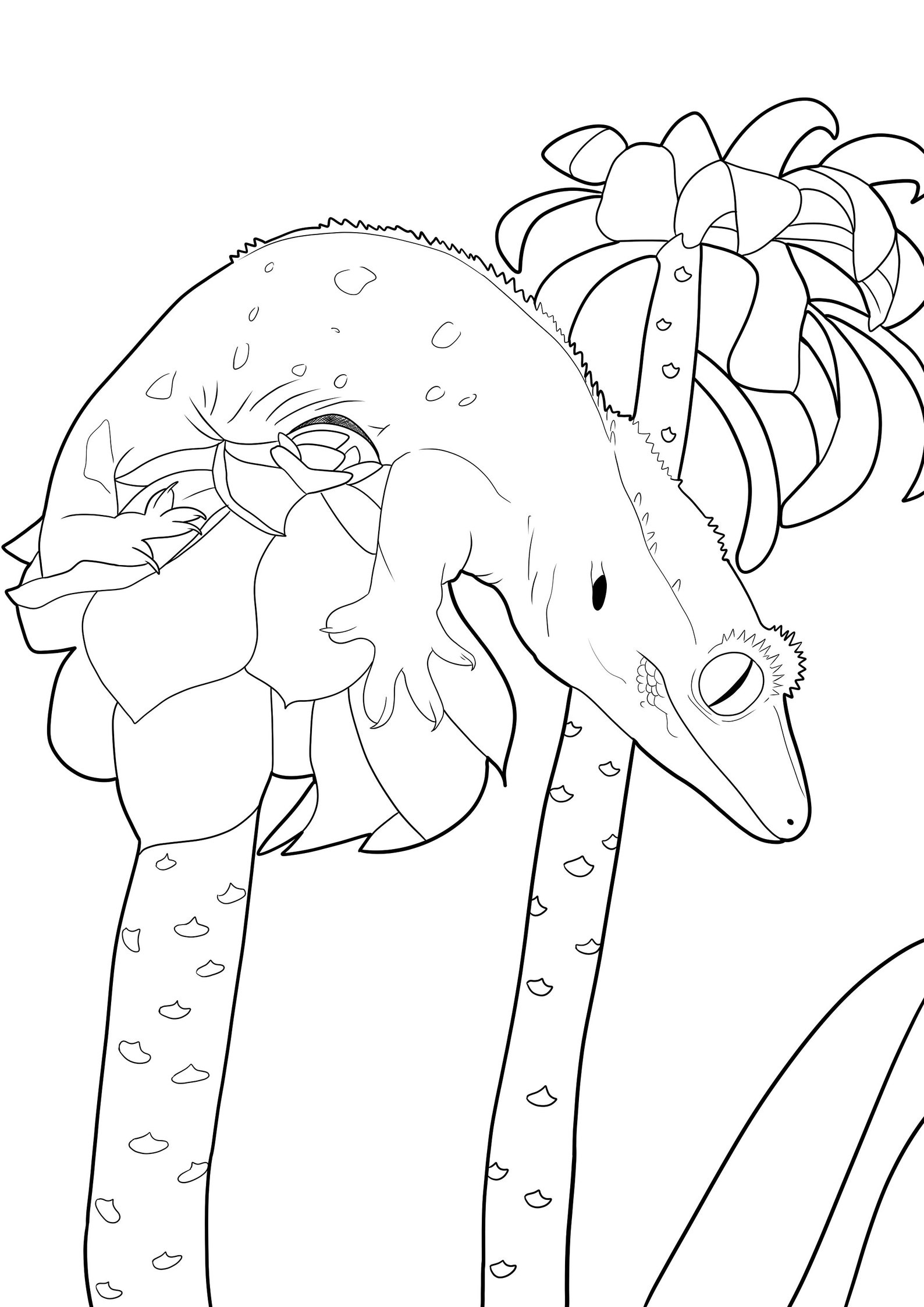 Colouring Book Page Gecko - Etsy