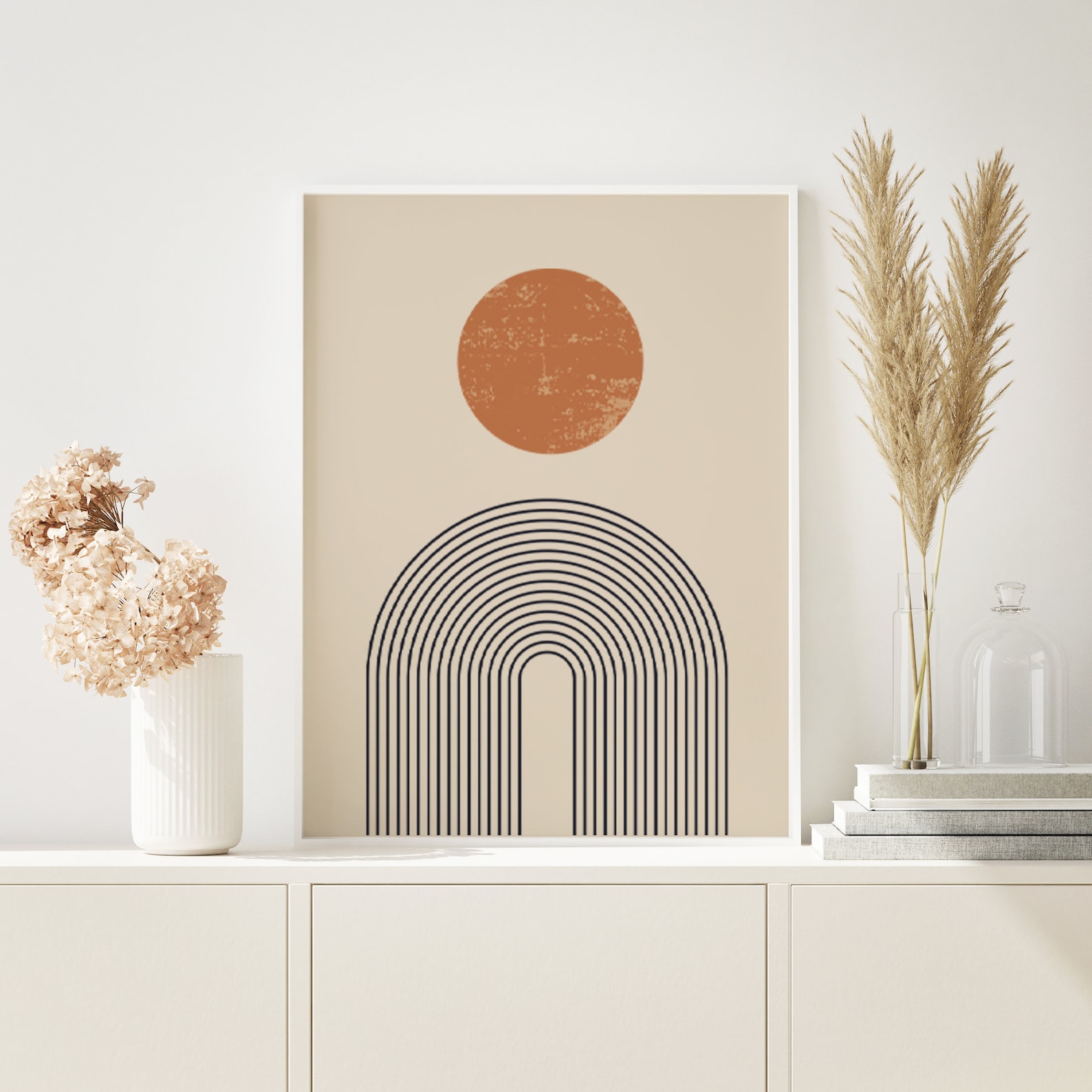 Boho Art Prints Boho Wall Art Abstract Gallery Wall Set Etsy