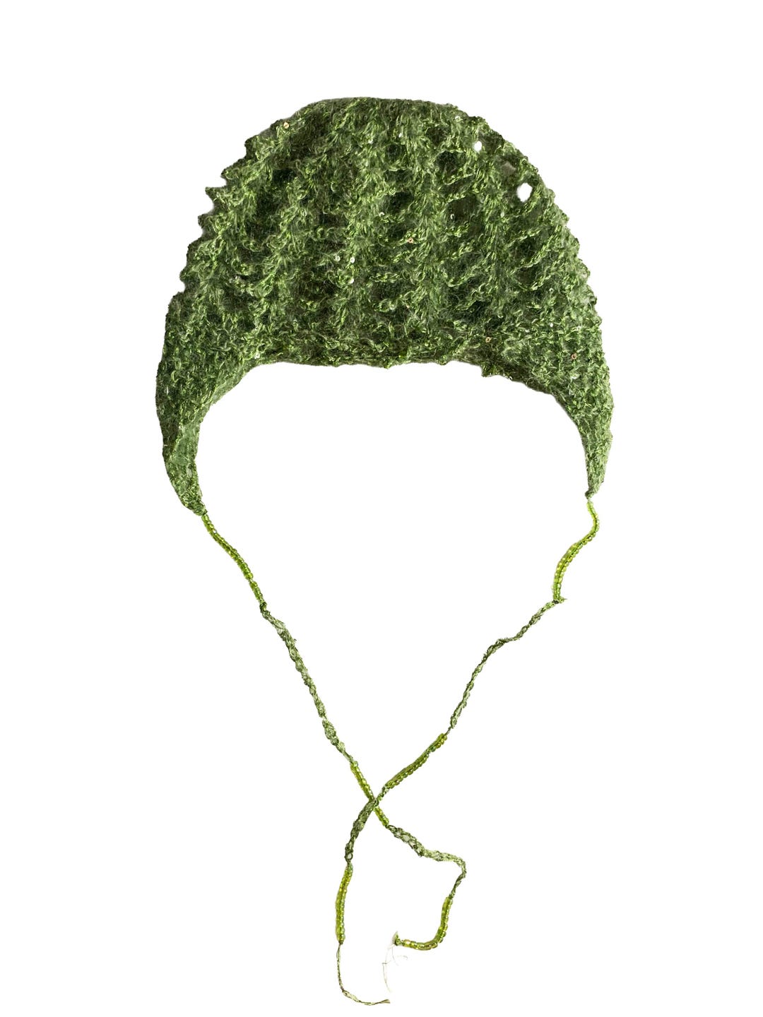 Crochet Mesh Headpiece With Sequins and Beads - Etsy UK