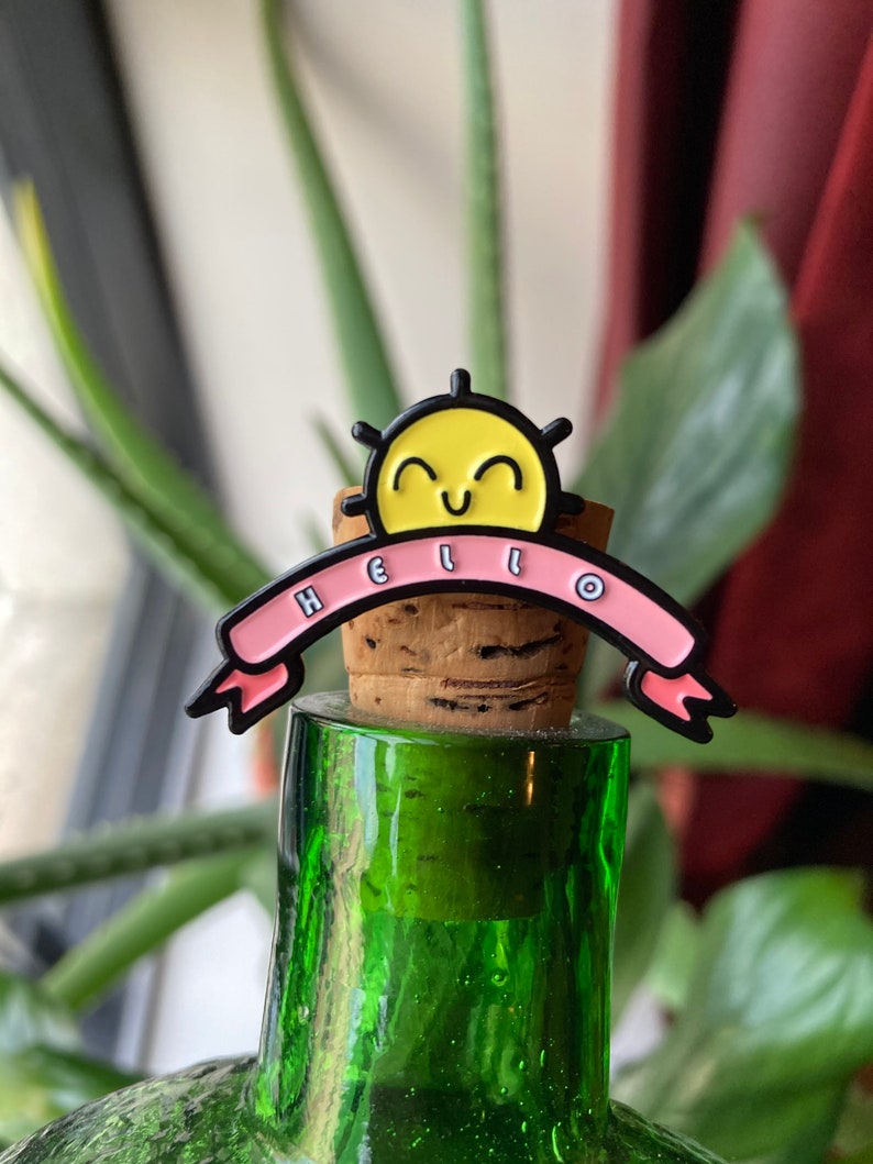 Hello Sunshine Soft Enamel Pin - Etsy