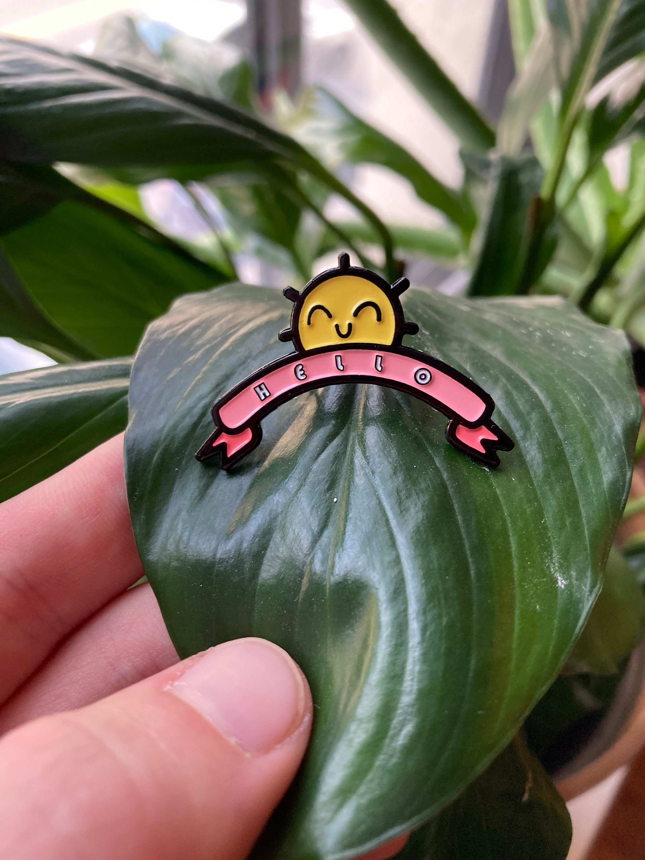 Hello Sunshine Soft Enamel Pin - Etsy