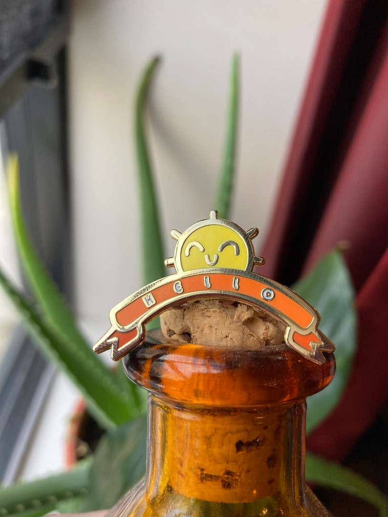 Hello Sunshine Hard Enamel Pin - Etsy