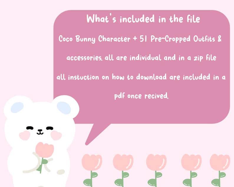 Cute Bunny Dress Up Pre Cropped Stickers Kawaii Transparent - Etsy