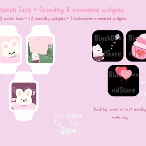 Pink Bunny Luv Day Icon Set, Hand Drawn Icons, Ios and Android Set ...