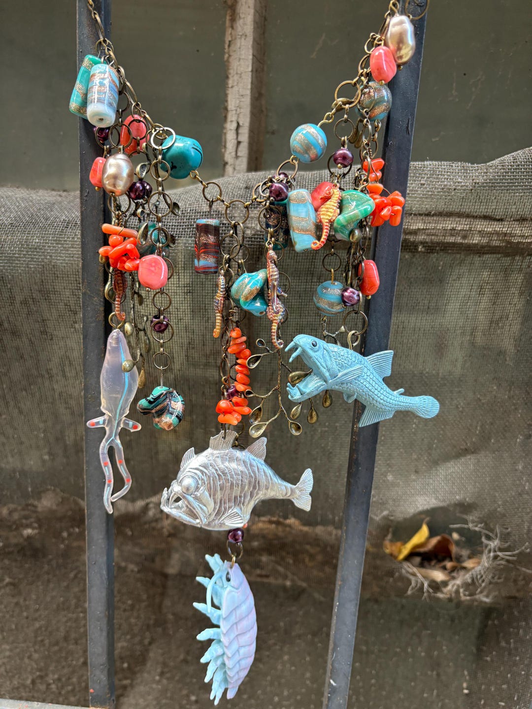 Trilobite Deep Sea Creatures Necklace – Fossil Fantasy Assemblage Art ...