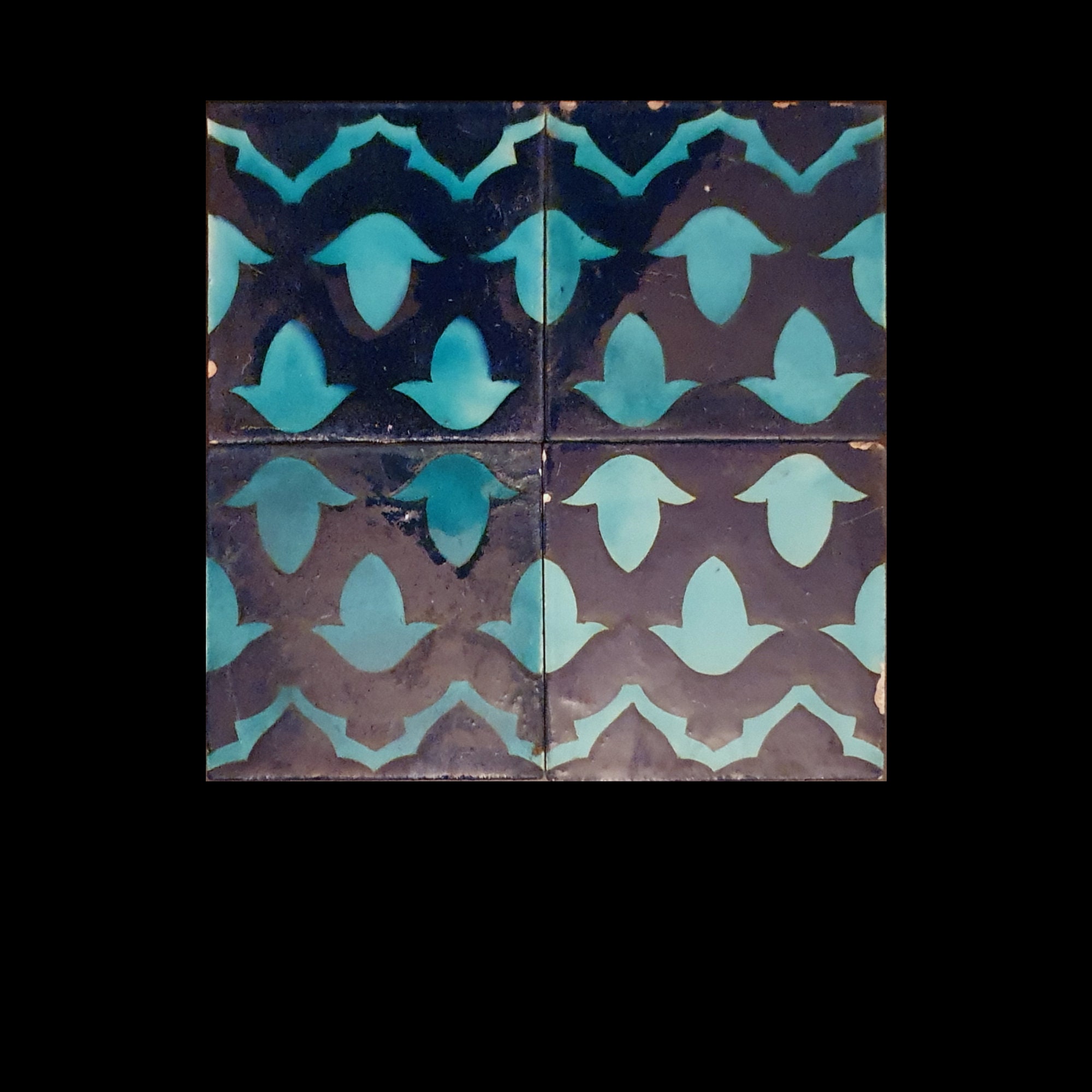 Antique Turkish, Kutahya Tiles, Selchuk Tulips (15x15) - Etsy