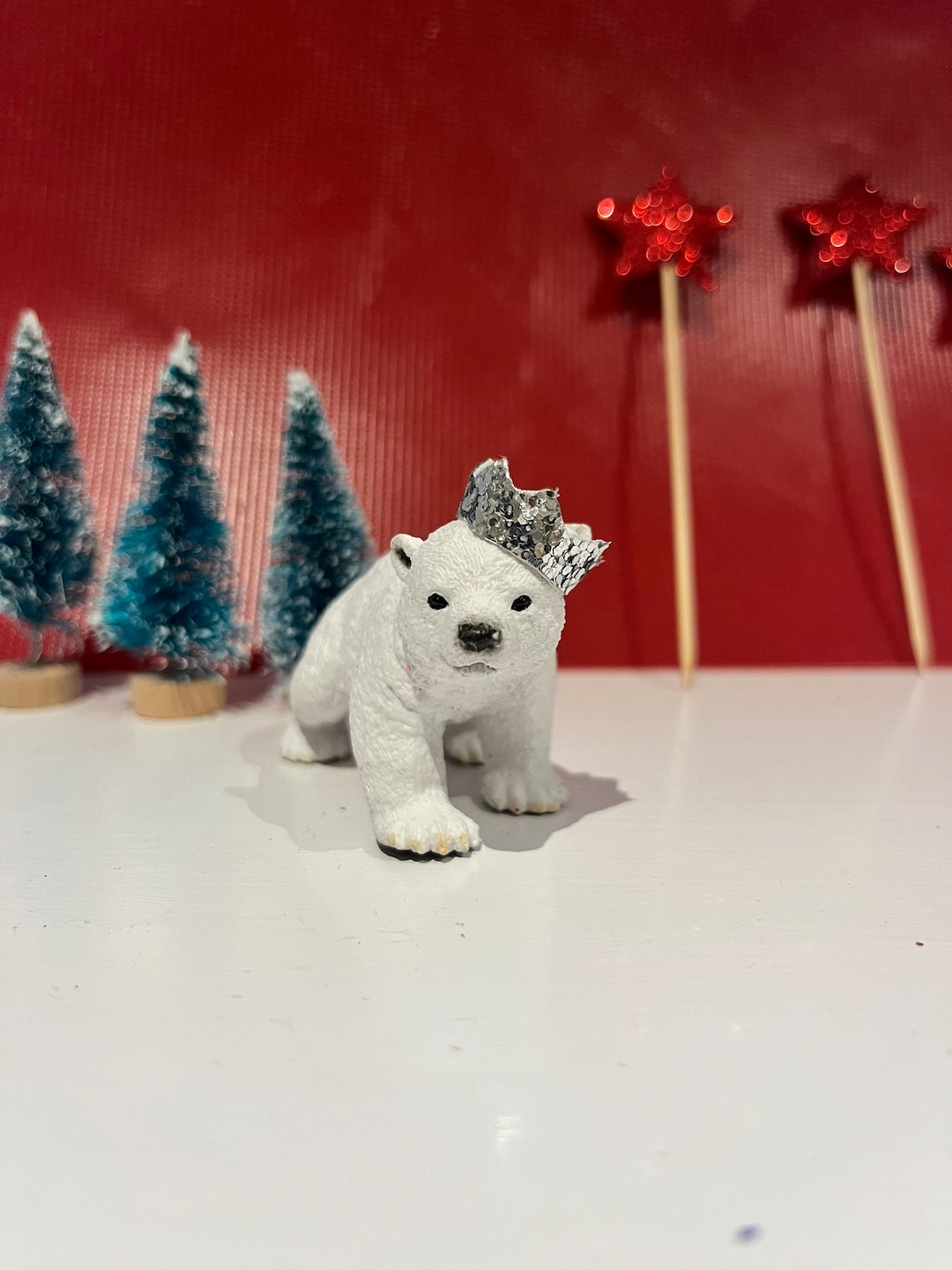 Polar Bear Cub Cake Topper | Christmas Ornament |christmas Tree ...