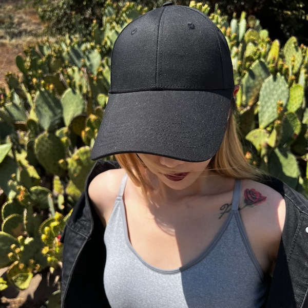 Long Brim Baseball Cap - Etsy