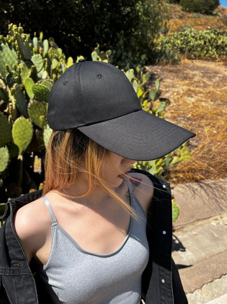 Personalized Extra Long Bill Baseball Cap for Man and Woman With ...