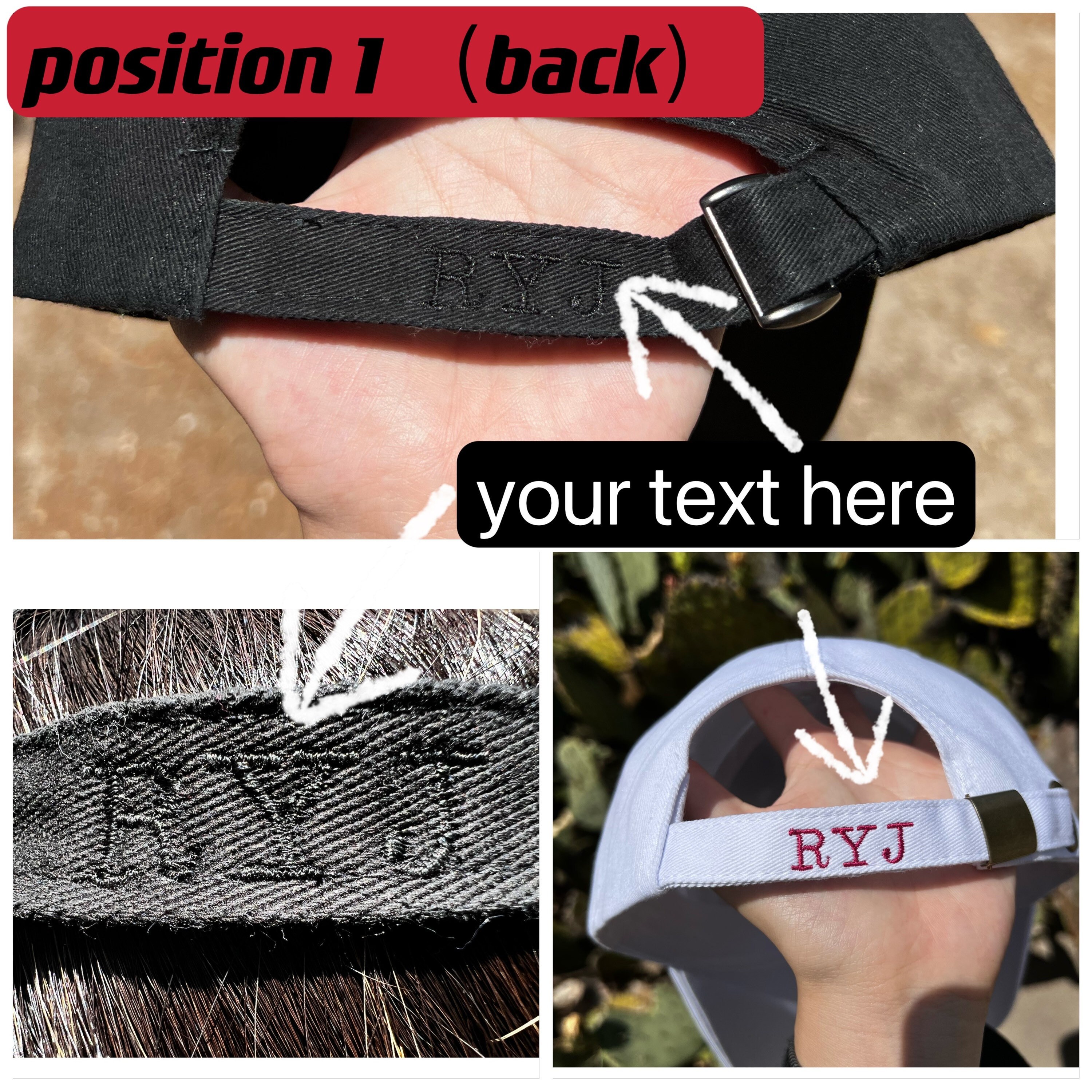 Personalized Extra Long Bill Baseball Cap for Man and Woman With ...