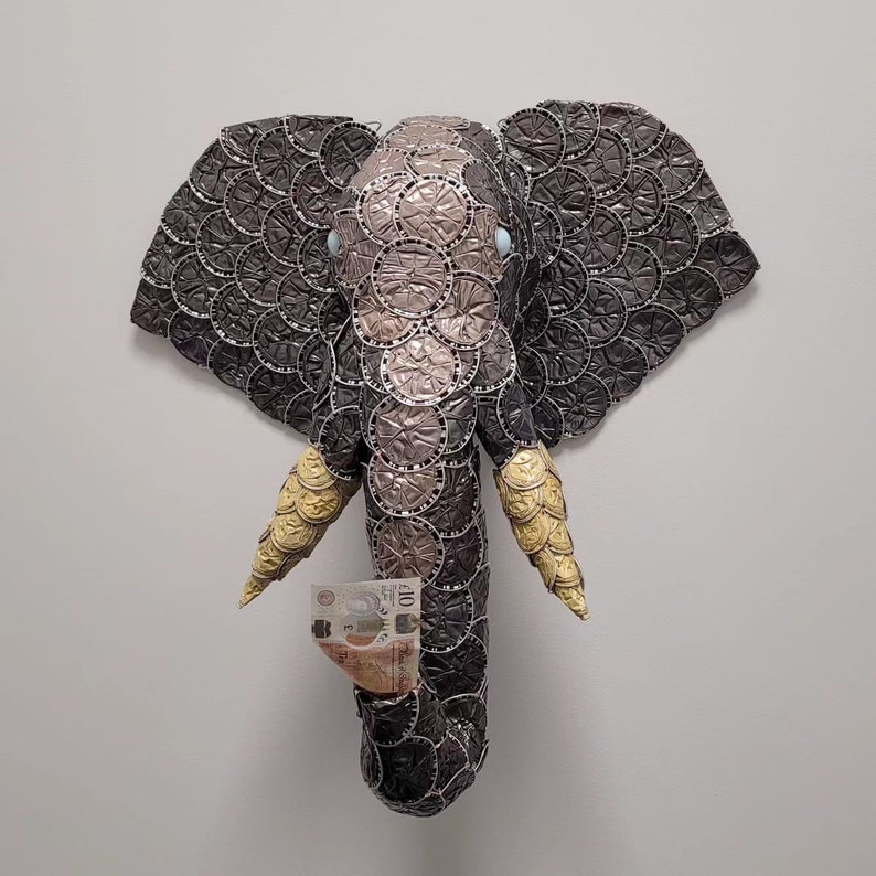 Elephant Head Sculpture - Etsy