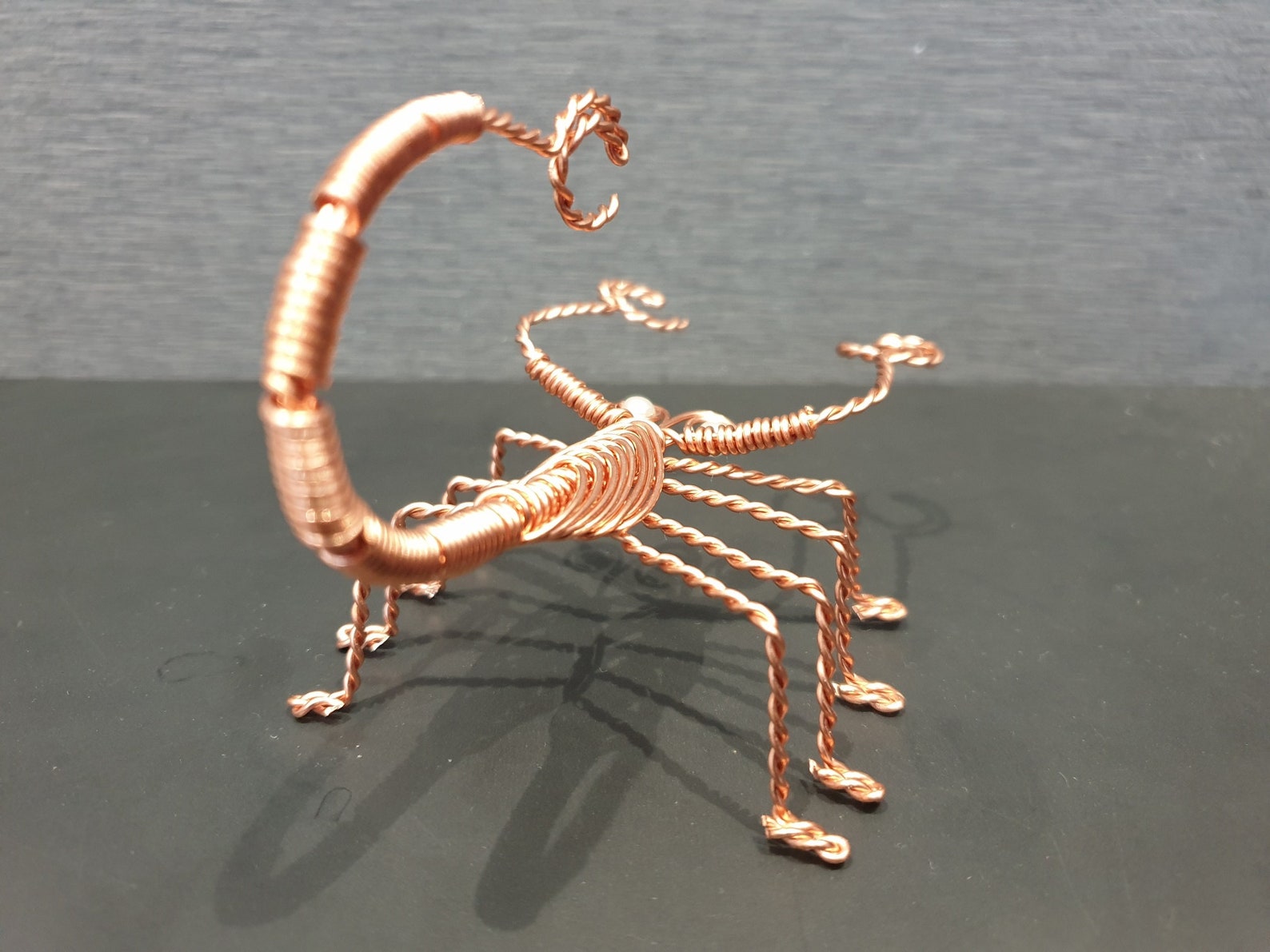 Handcrafted Copper Wire Scorpion - Etsy UK