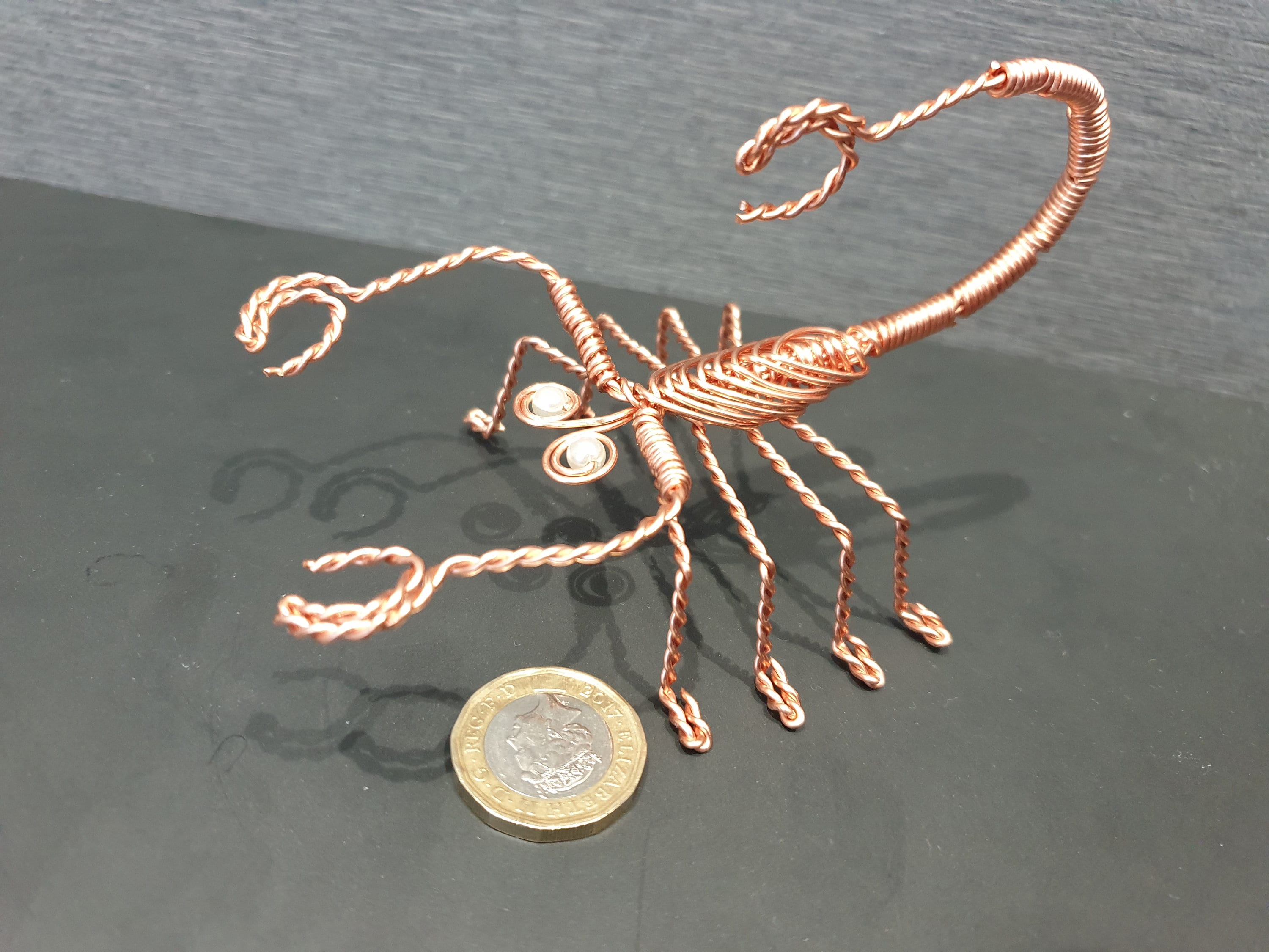 Handcrafted Copper Wire Scorpion - Etsy UK