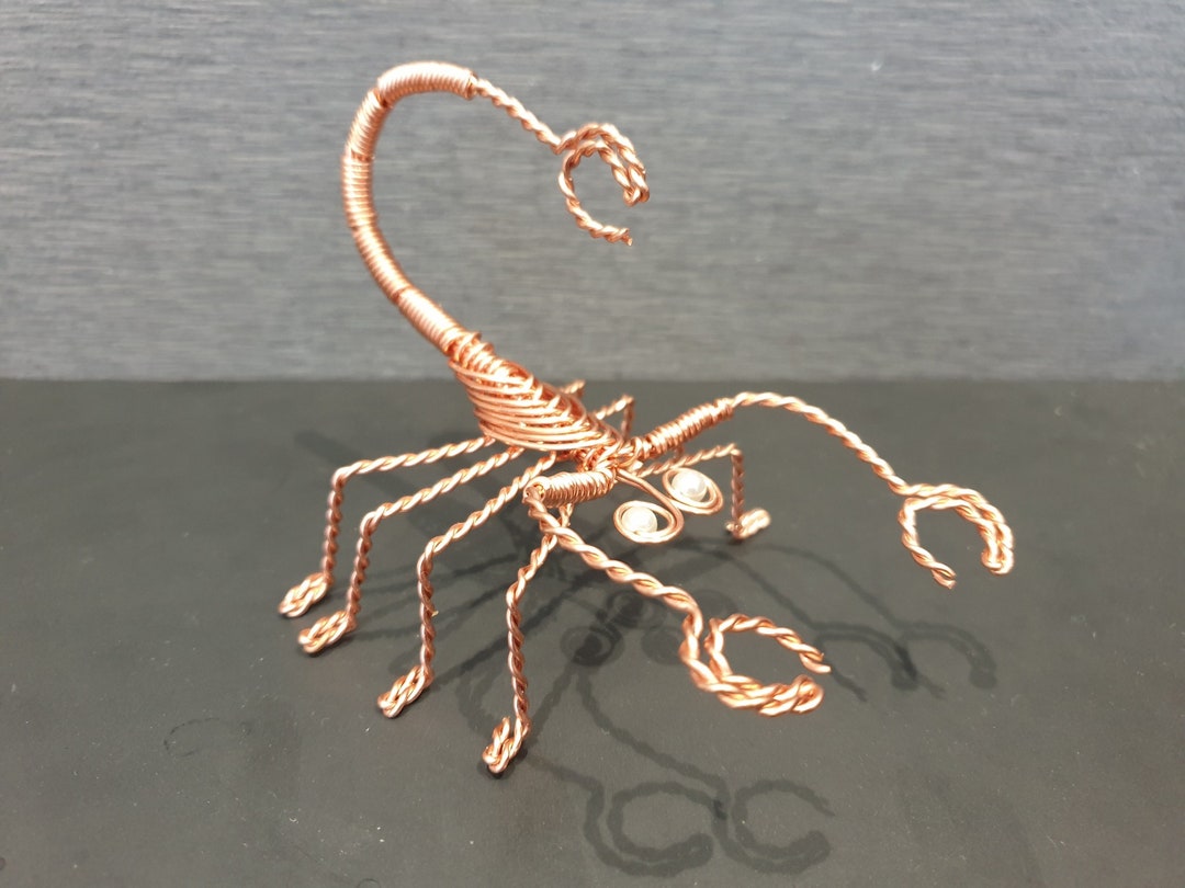 Handcrafted Copper Wire Scorpion - Etsy