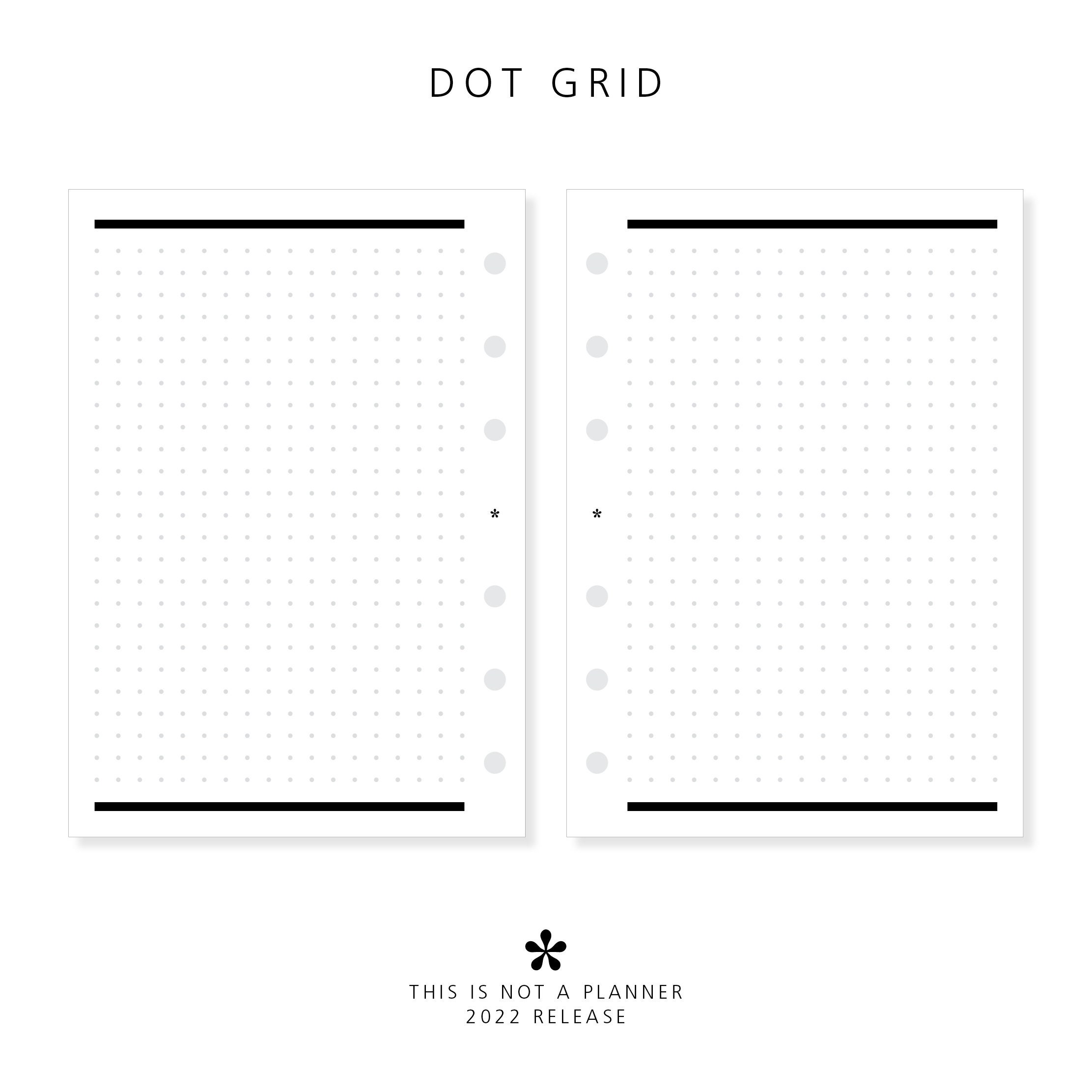 A6 Basics Bundle lined, Grid, Half Grid, Mini Grid, Dot Grid and Cross ...