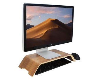 Walnut Monitor Stand | Etsy