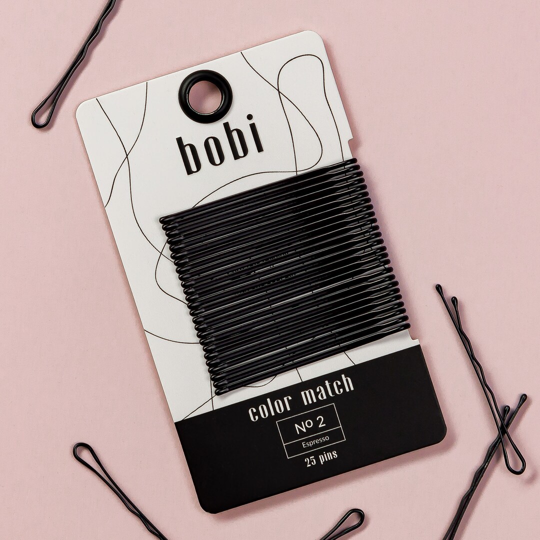 Espresso Dark Brown Bobby Pins 25 Ct, 2 Inch Bobby Pins, Bridal Bobby ...