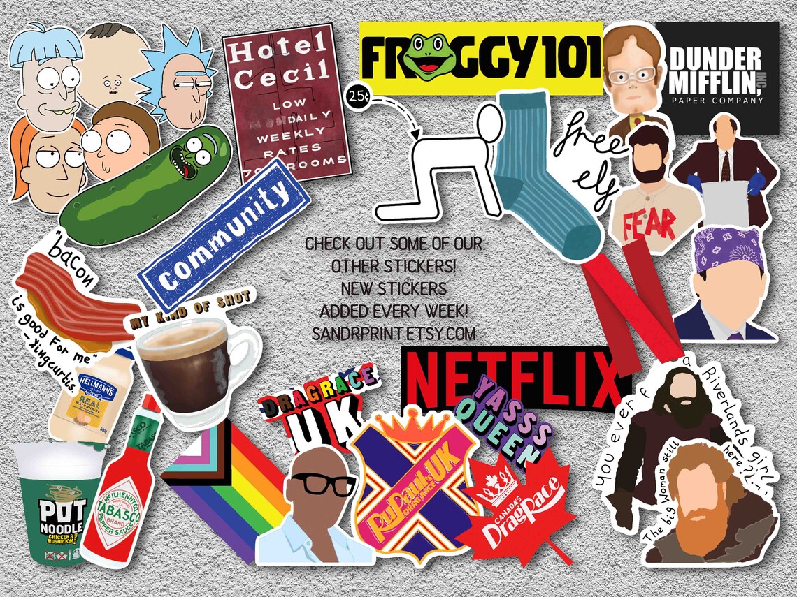 Froggy 101 Sticker the Office 2 SIZES Vinyl Sticker UK - Etsy