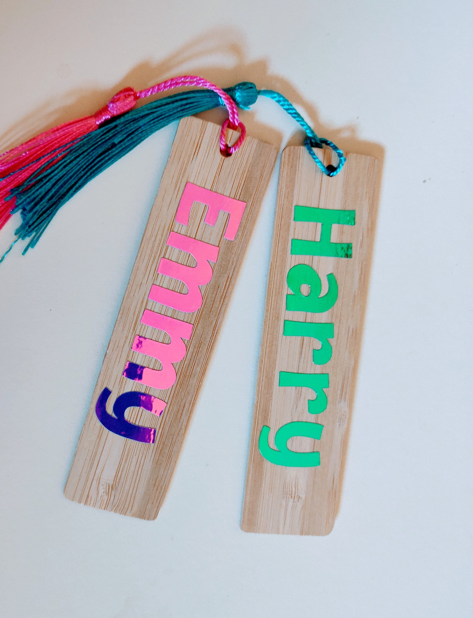 Personalised wooden Bookmark bookmarks gifts reading | Etsy