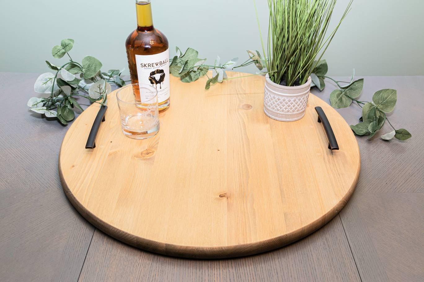 Large Round Ottoman Tray - Etsy