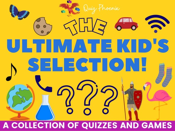 Ultimate Kids Selection Games and Quizzes Powerpoint | Etsy