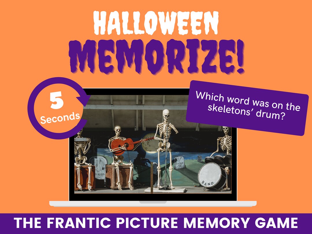 Halloween Memorize | Picture Memory Game | Family Game Halloween ...