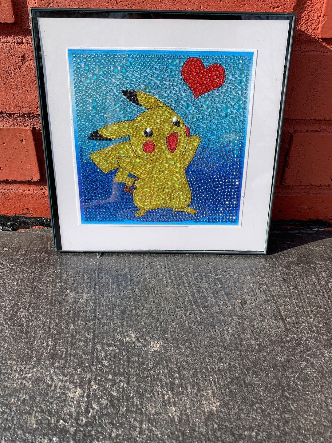 Pikachu Diamond Art Frame - Etsy