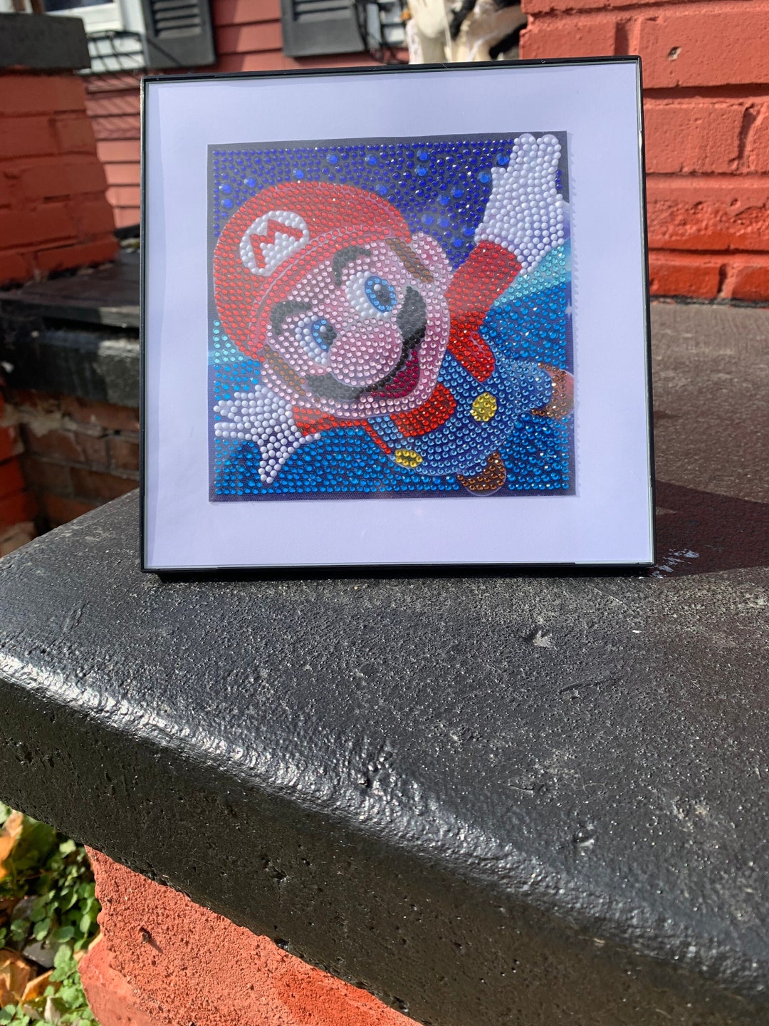 Mario Framed Diamond Art - Etsy