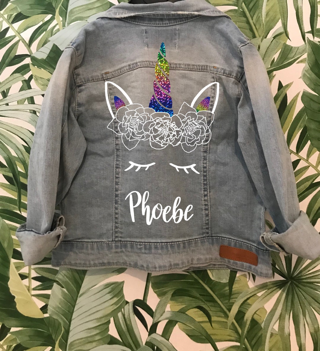 Personalised Unicorn Jacket | DIY Vinyl - Etsy