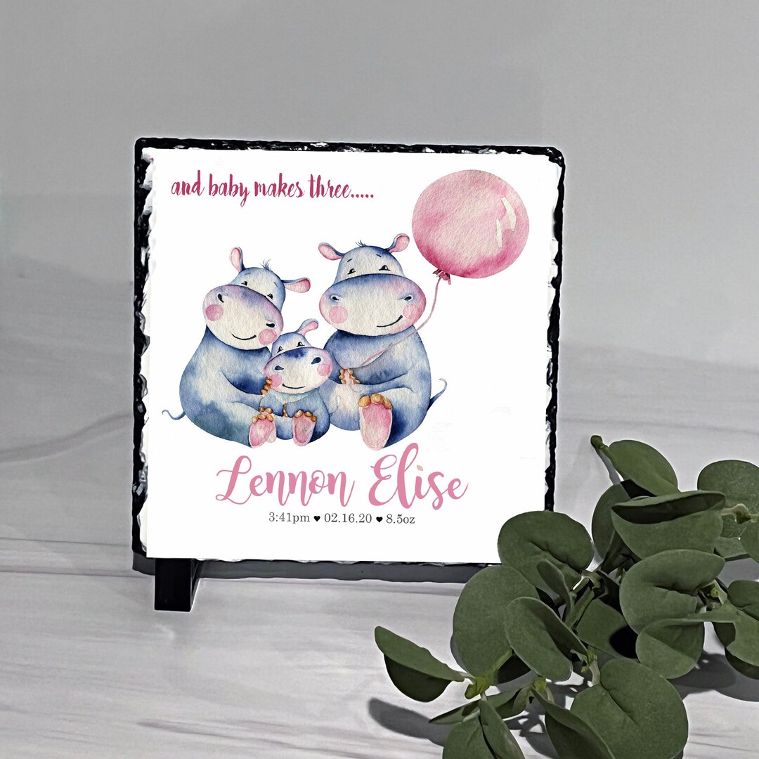 Personalized Newborn Slate, Baby Vitals, Baby Announcement Gift - Etsy
