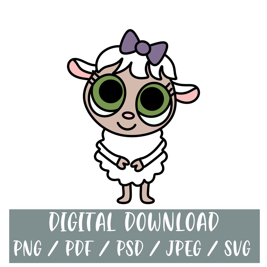 Cute Sheep SVG File Vinyl Cutting Machine Design Sheep File for Vinyl ...