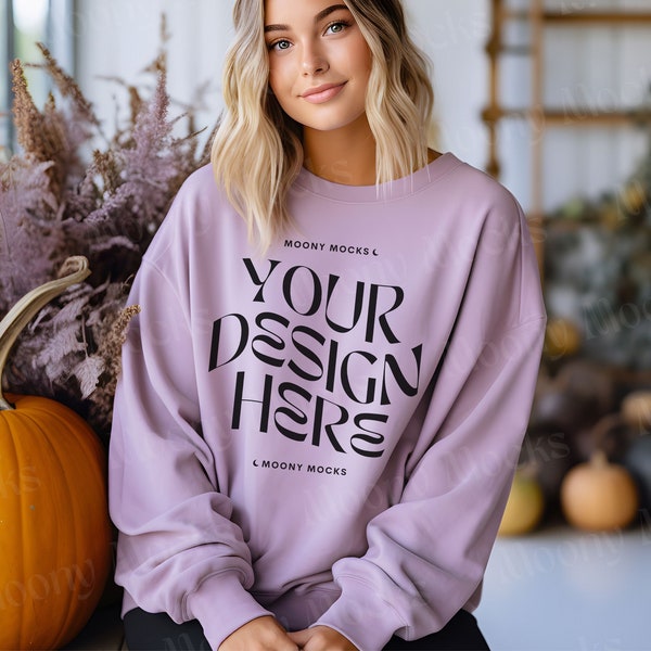 Orchid Comfort Colors Sweatshirt - Etsy