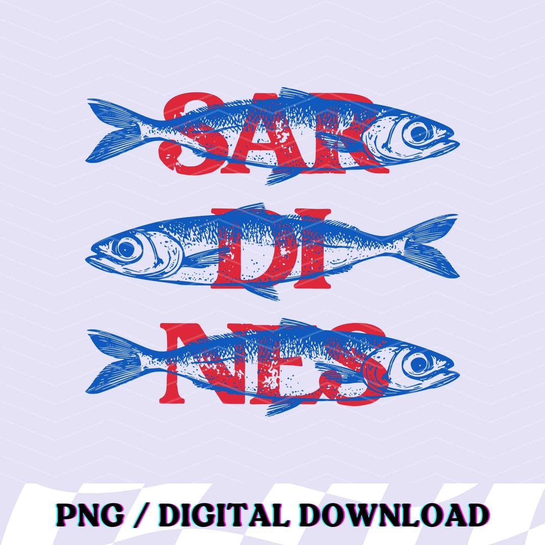Sardine PNG Tinned Fish PNG Fisherman Aesthetic Tinned Sardine Trendy ...