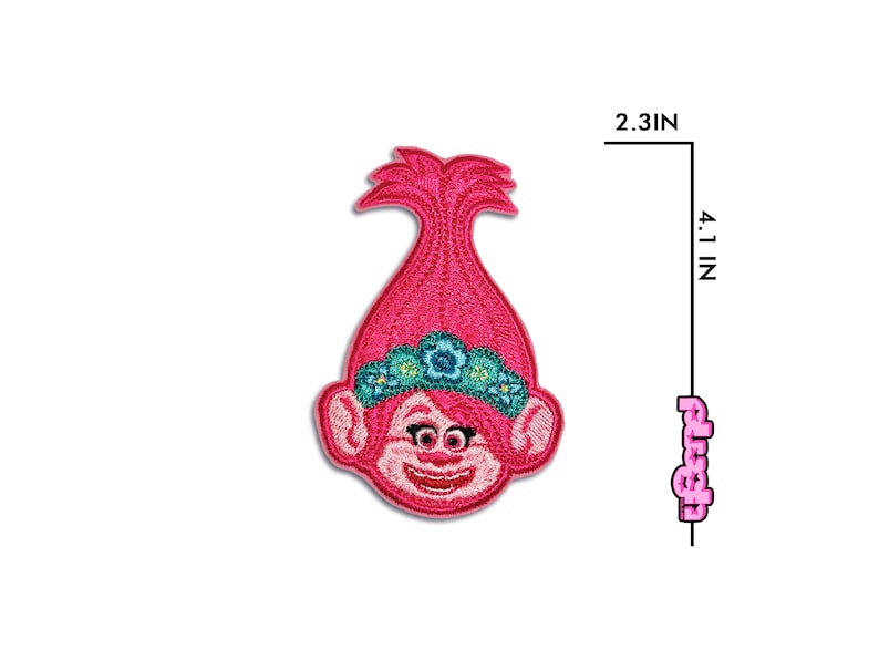 Queen Poppy Iron on Patch Trollstopia Troll Iron on - Etsy