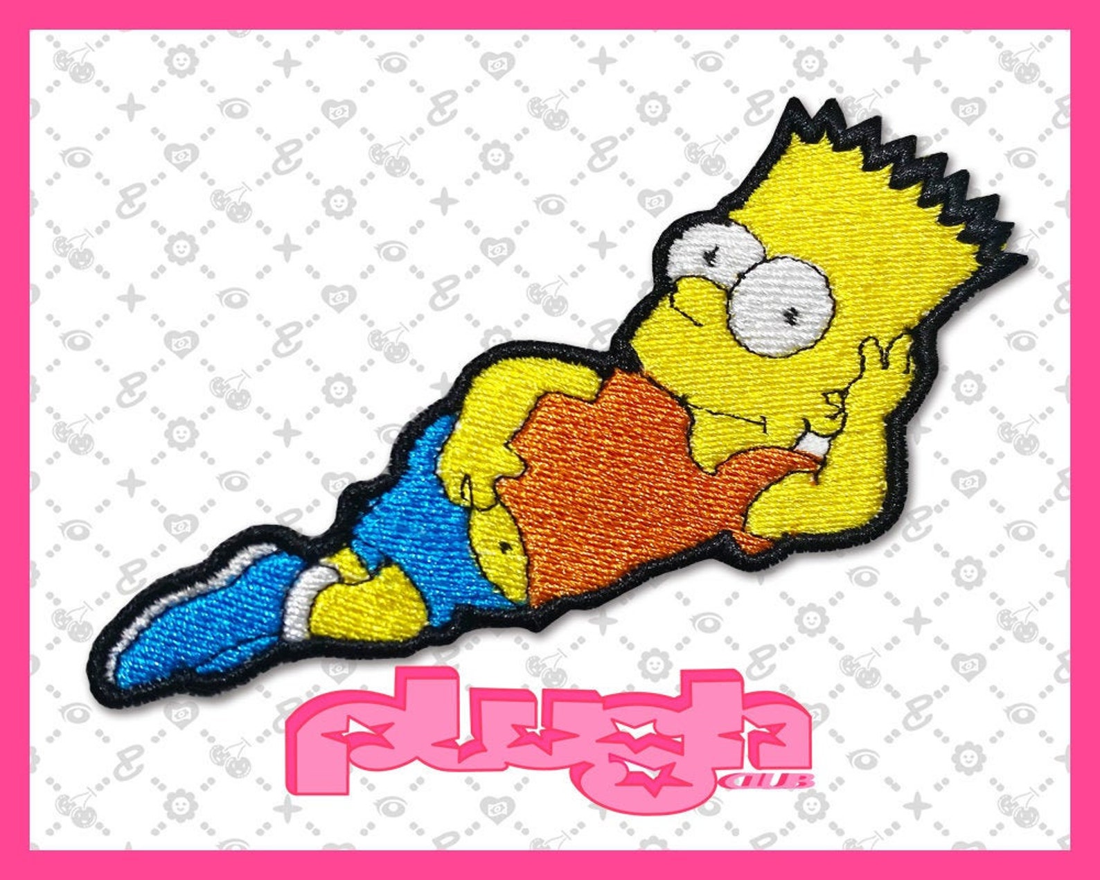 Bart Simpson Patch Bart Patch the Simpsons Bart Iron on - Etsy