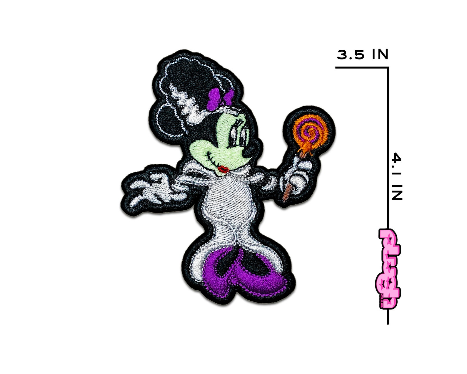Minnie Mouse Bride of Frankenstein, Mickey Mouse, Halloween Iron on ...