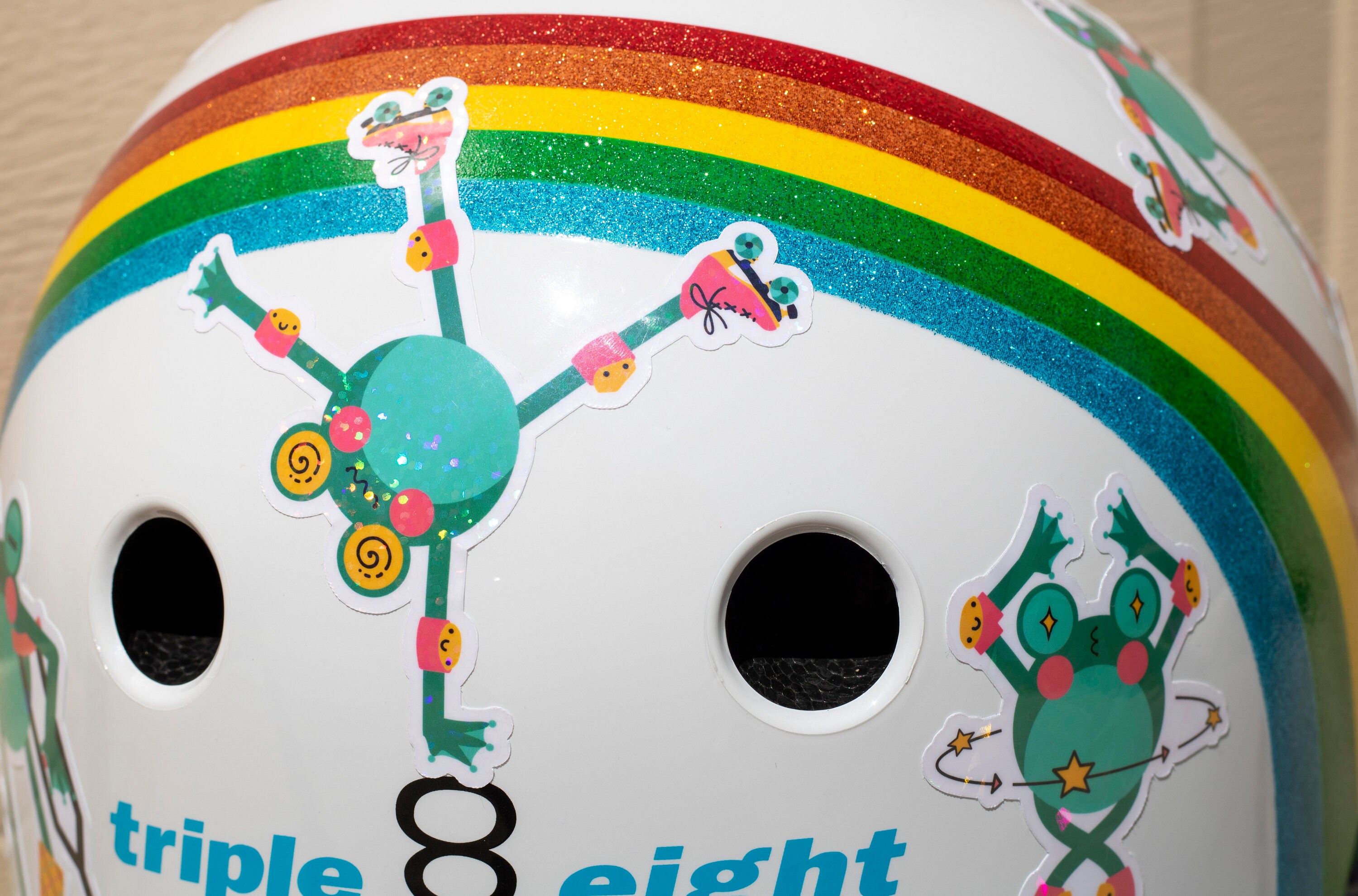 Handstand Skate Frog Holographic Sticker | Froggy Sticker | Cute Frog ...