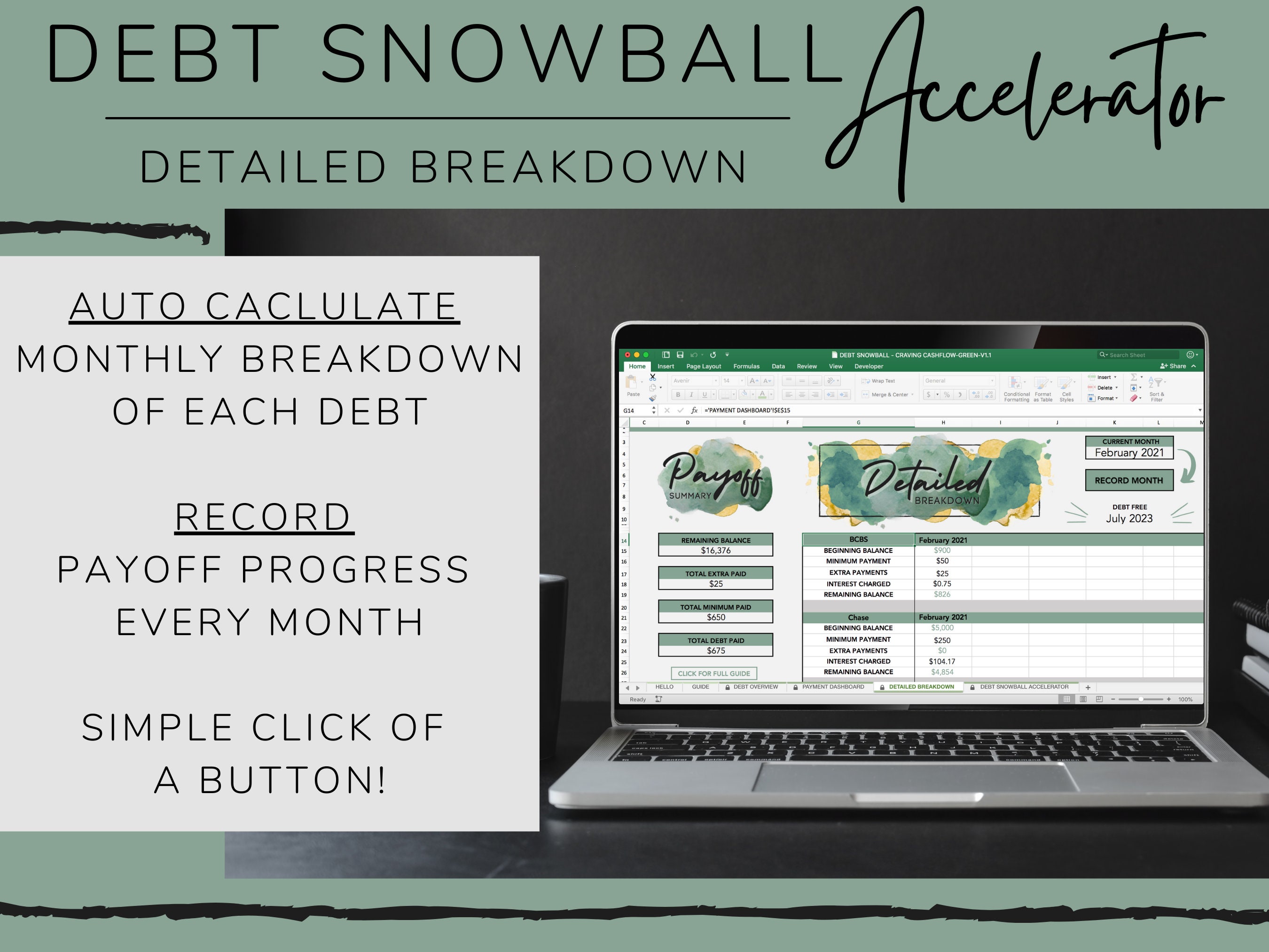 Debt Snowball Spreadsheet Debt Snowball Excel Dave Ramsey Calculator ...