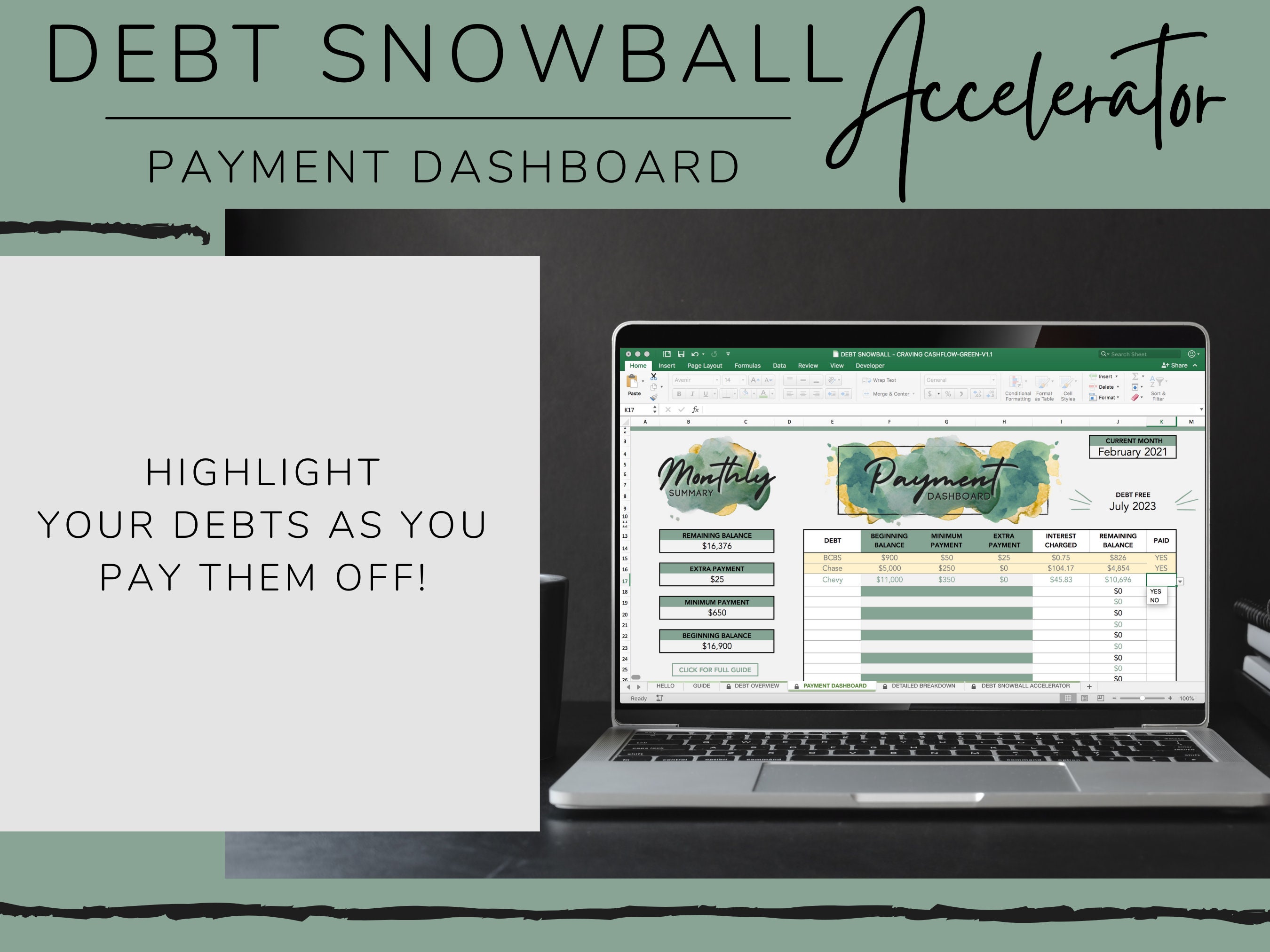 Debt Snowball Spreadsheet Debt Snowball Excel Dave Ramsey Calculator ...