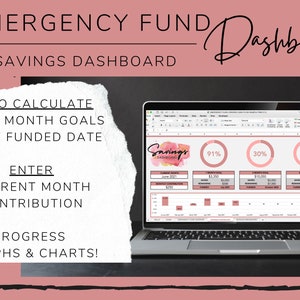 Emergency Fund Spreadsheet | Emergency Fund Excel | Dave Ramsey ...