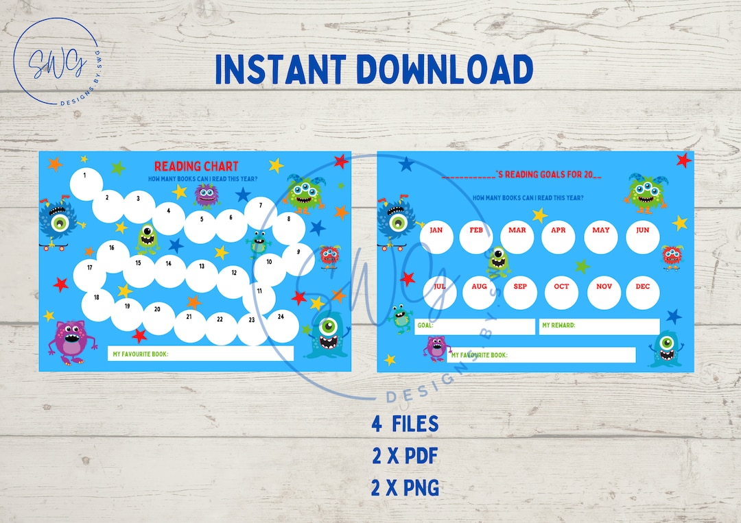 Reading Goal Chart for Kids | Today a Reader, Tomorrow a Leader | Book ...