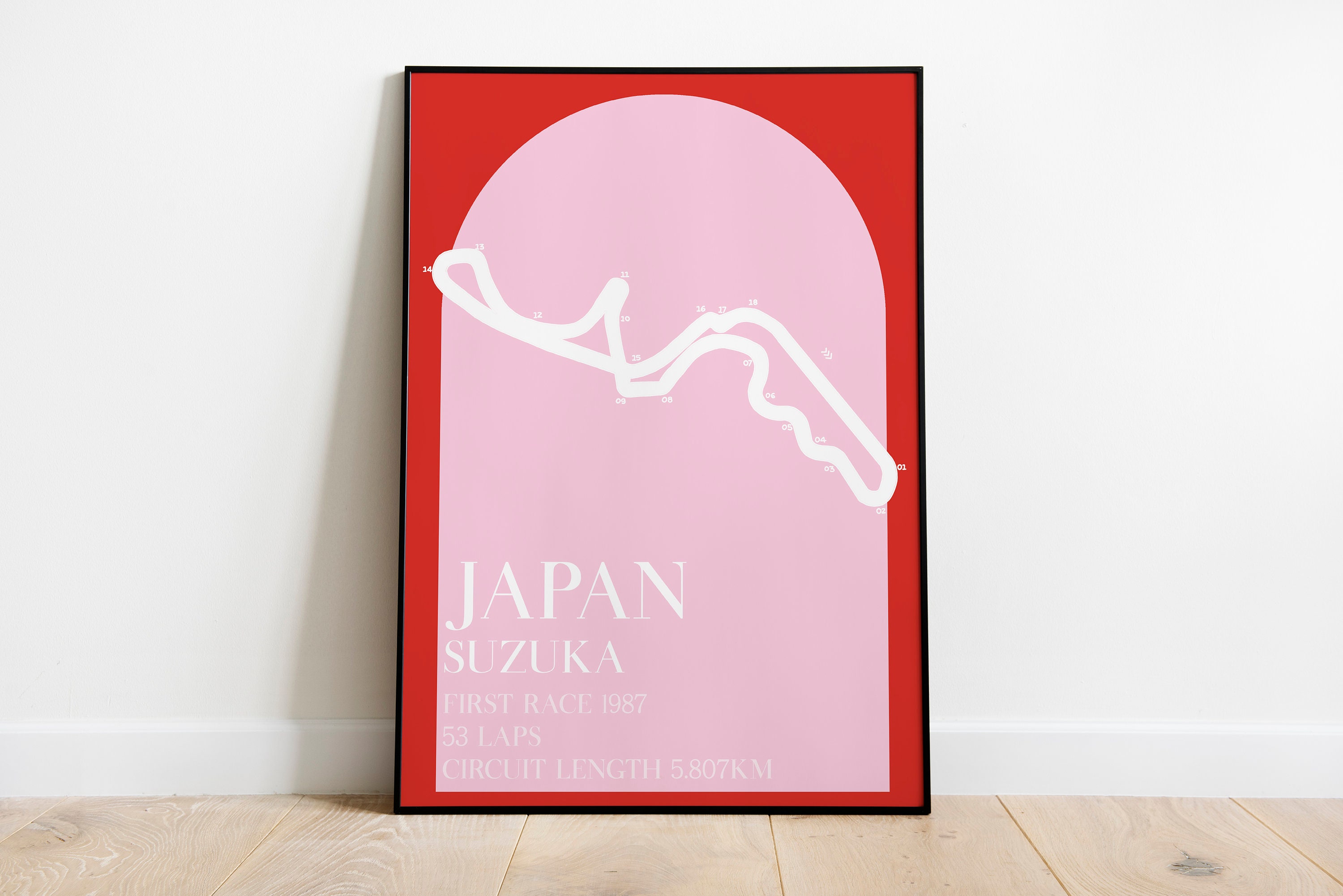 F1 POSTER BUNDLE A4 | F1 Circuits Poster | Formula One Track Print ...