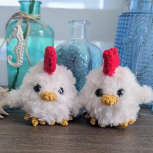 Emotional Support Chicken - Crochet Chicken Chick - Desk Buddy ...